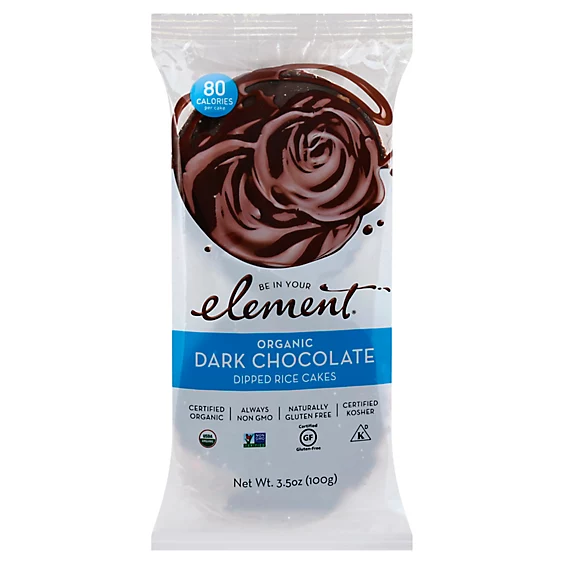 Element - DisplayRice Cake Milk Dark Chocolate - Case of 48-3.5 OZ ...