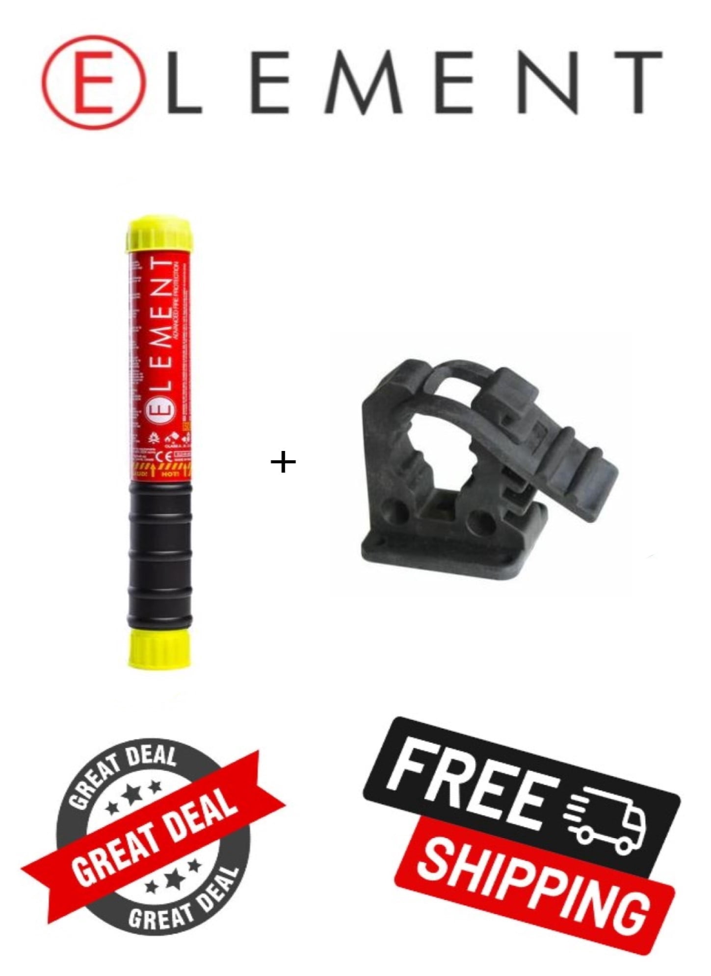 Free Shipping! Element E50 Portable Compact Fire Extinguisher + Quick ...