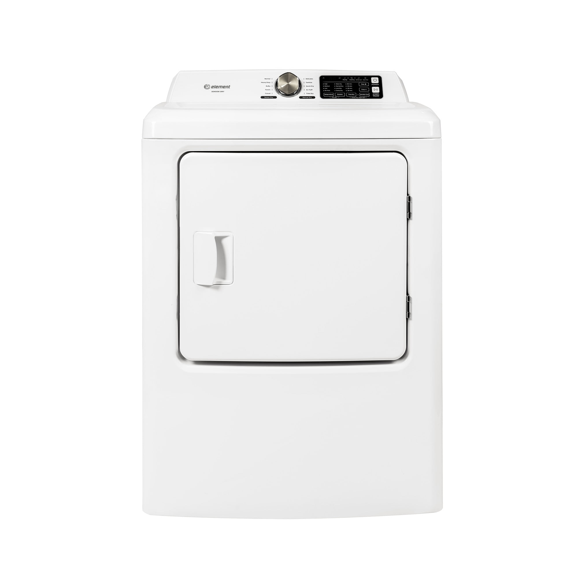Element Electronics Regular-Sized 7.0 cu. ft. Front Load Gas Dryer ...