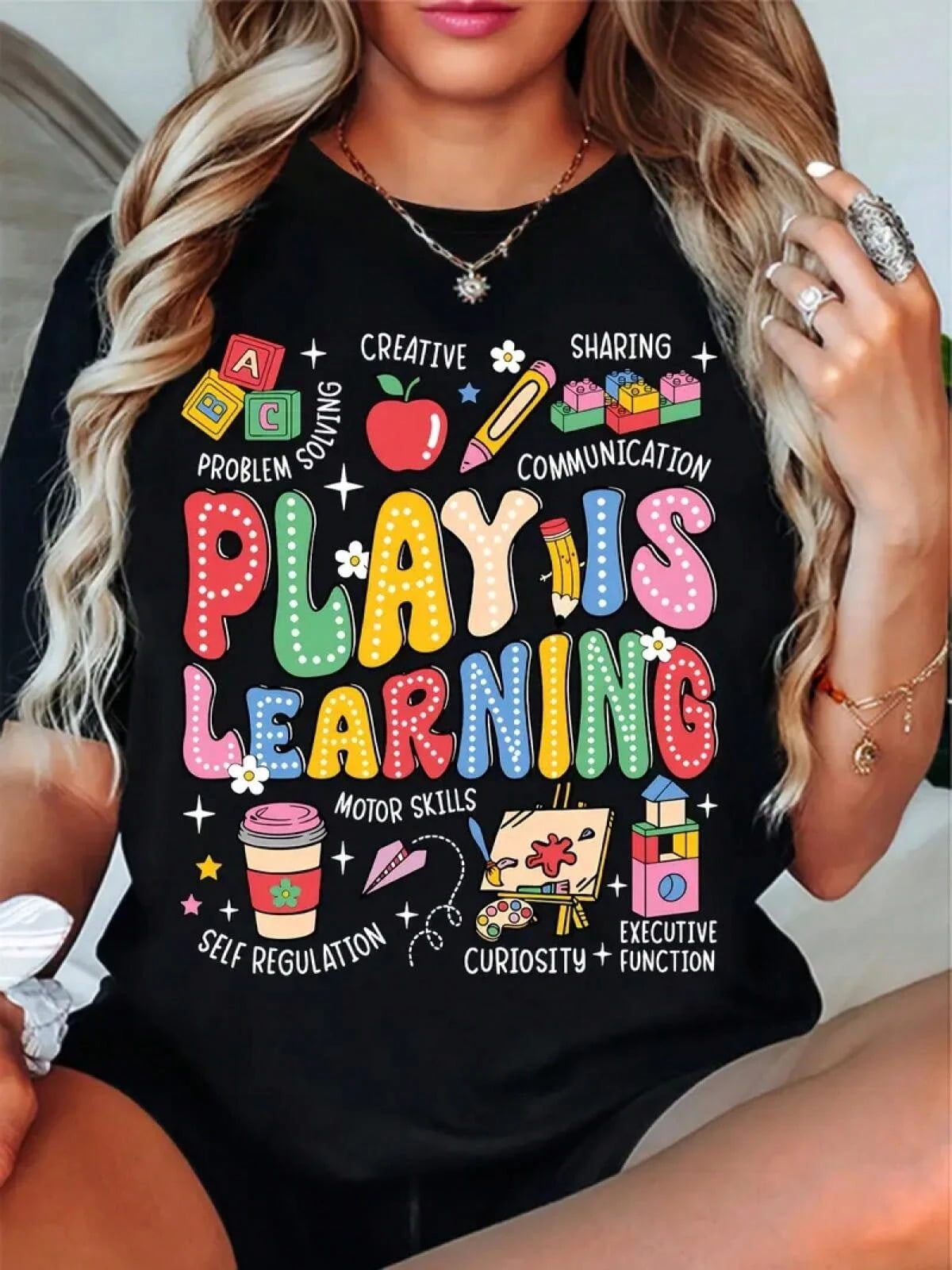 Element Fusion - Print Play Learning Values Tee - Walmart.com