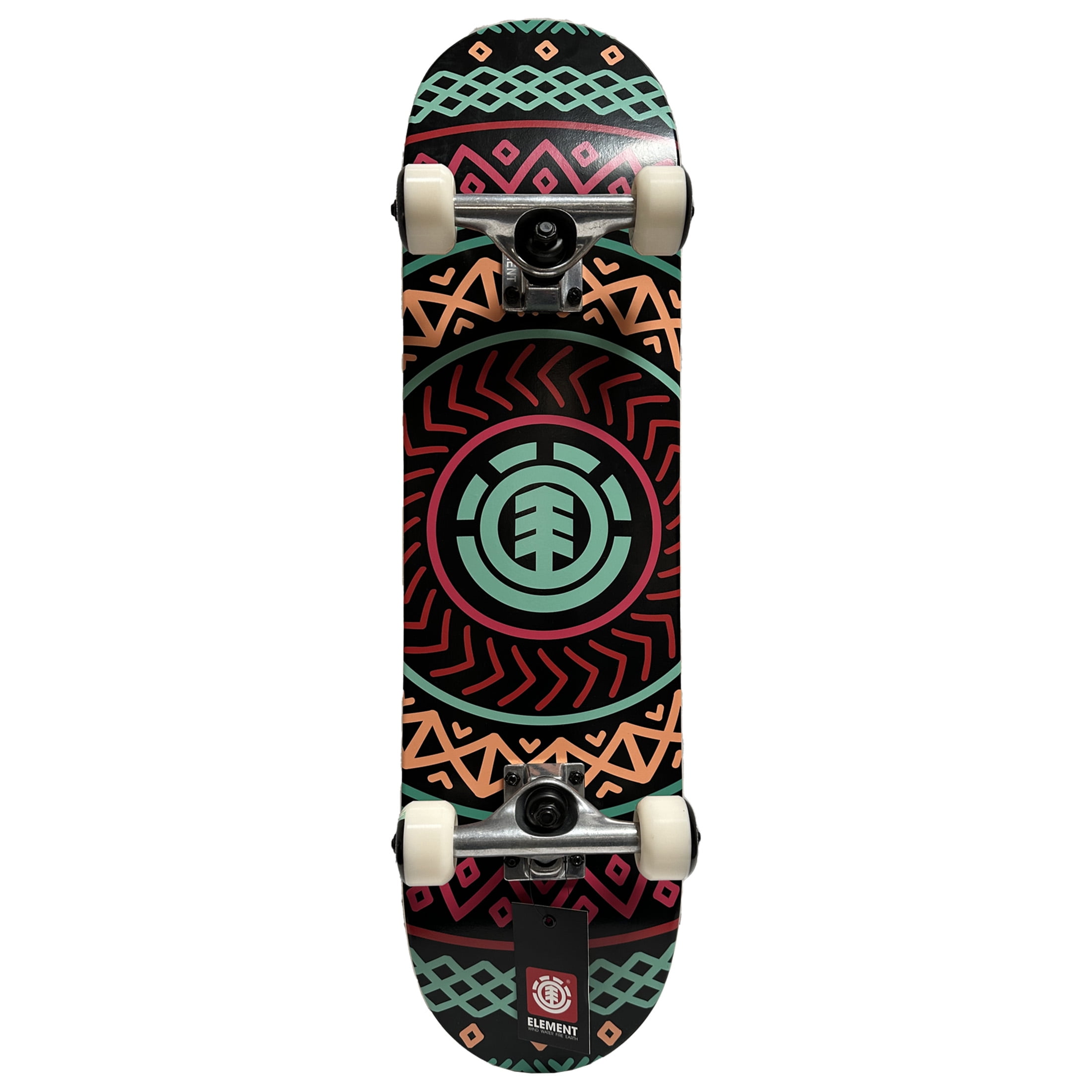 Element 7.375" Helical Complete Skateboard, Maple Wood, Stainless Steel ...