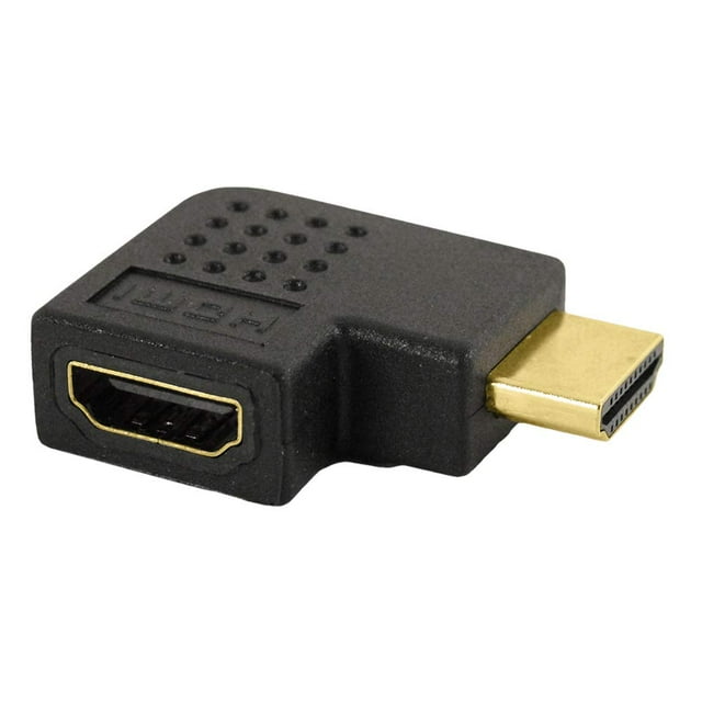 Element-Hz Flat 90º Right Angle Male/Female HDMI Cable Adapter ...