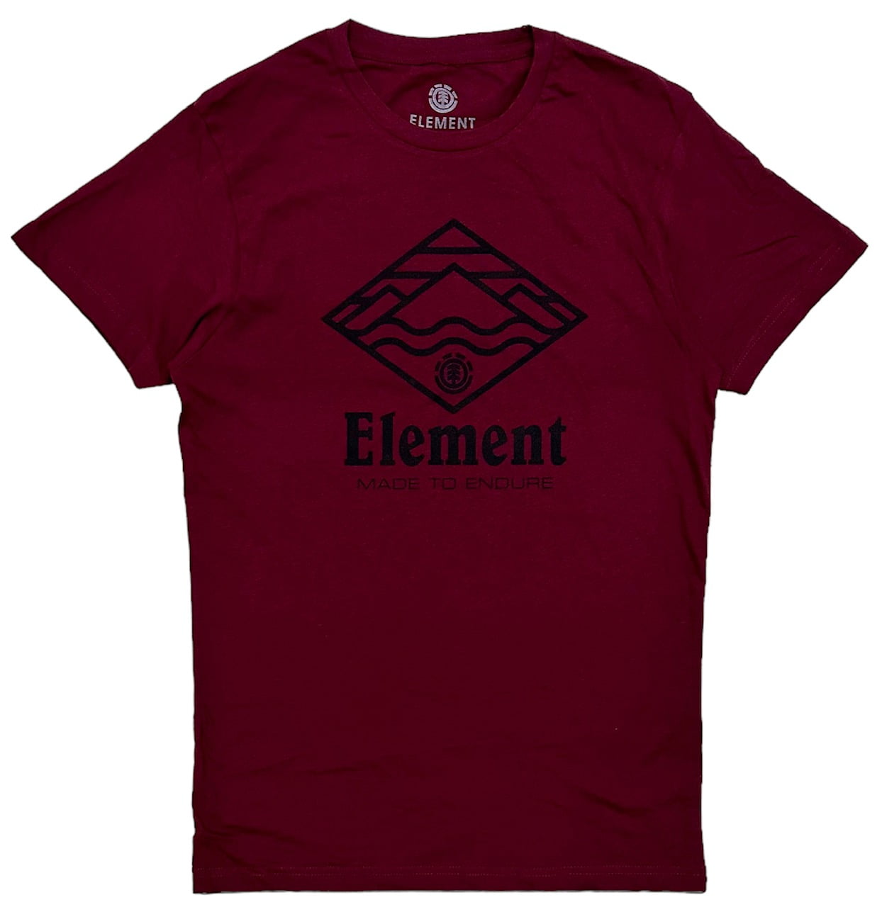 Element Skateboard Men's Made to Endure Logo Graphic Tee T-Shirt (X ...