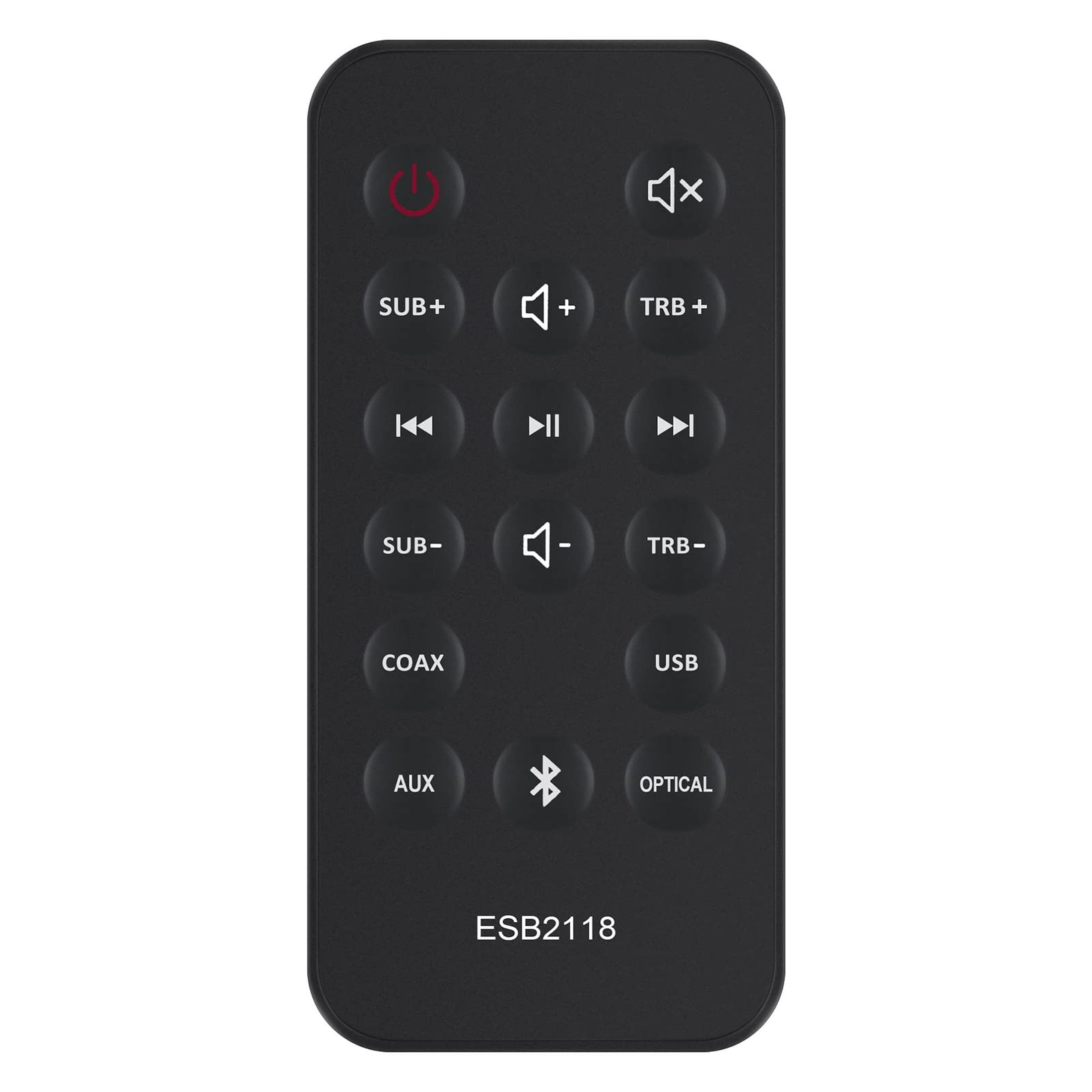 Element Sound Bar Infrared Remote Control Replacement ESB2118 - Walmart.com