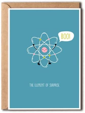 The Element Of Surprise - Science Birthday Card - Elements Card - Funny ...