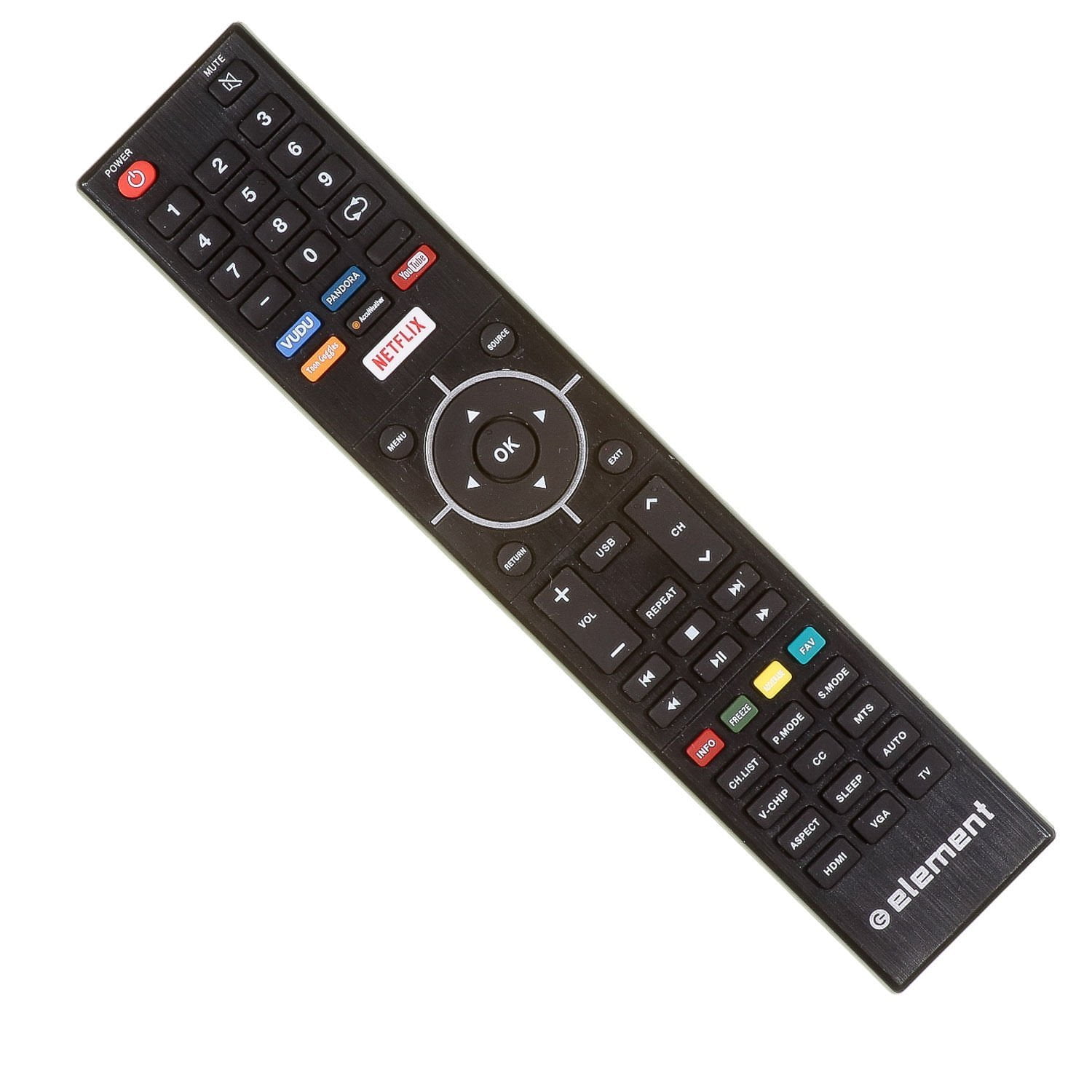 Element WS-1868 Television Remote Control for Smart TVs - Walmart.com