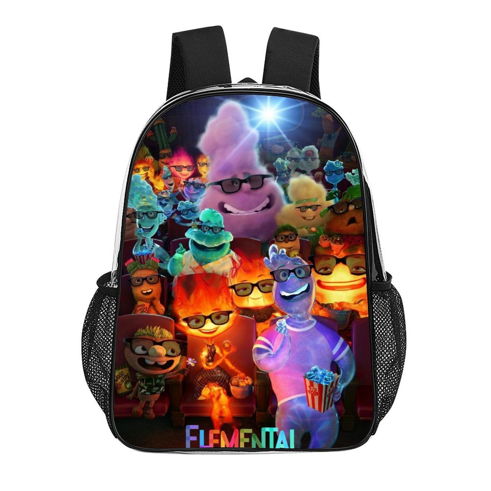 Elemental Animated Clear Backpack Transparent Bag 17 Inch Large ...
