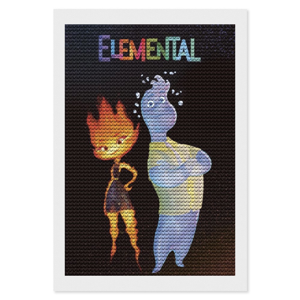 Elemental Diamond Art Kits for Adults Diamond Art Gem Art Painting Full ...