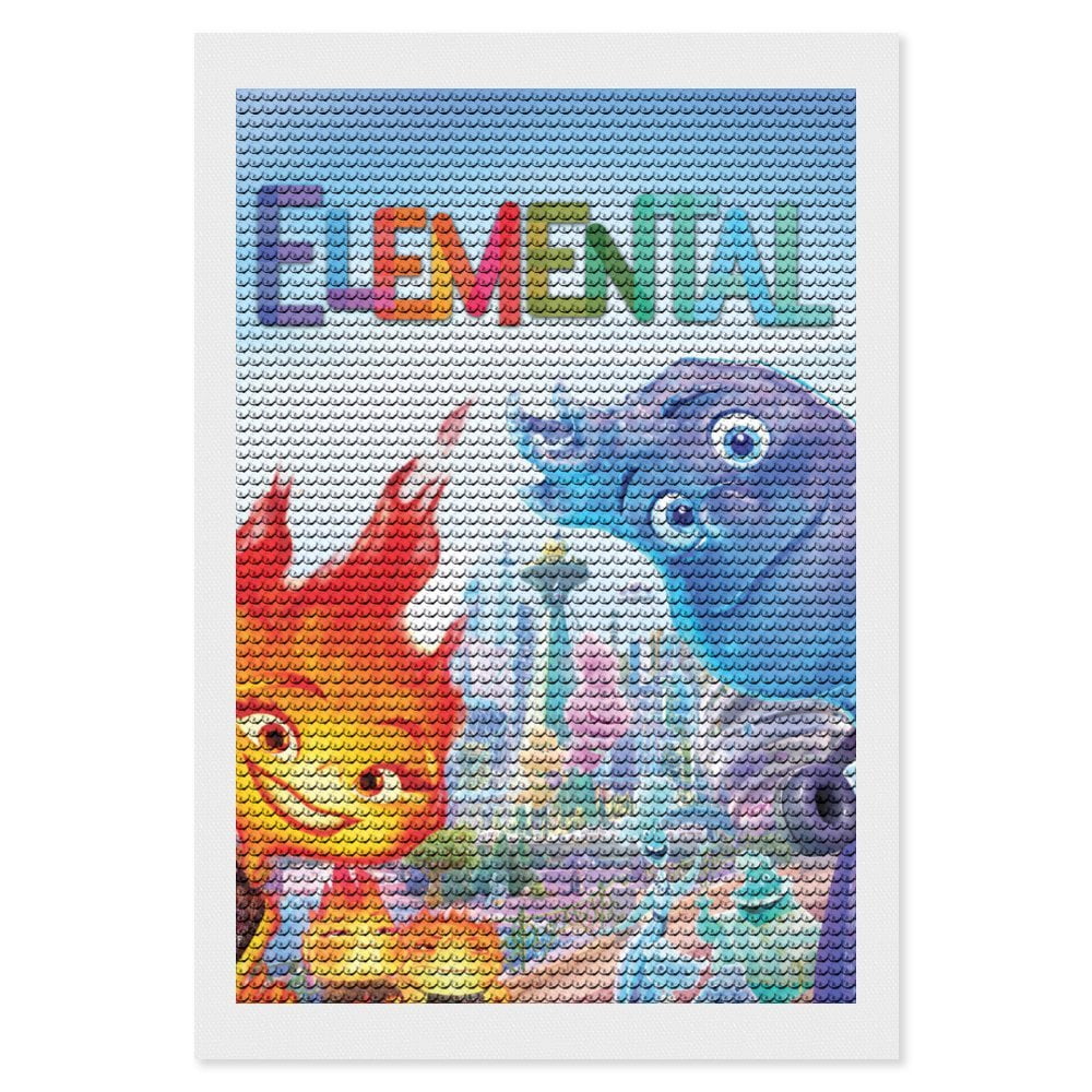 Elemental Diamond Art Kits for Adults Diamond Art Gem Art Painting Full ...