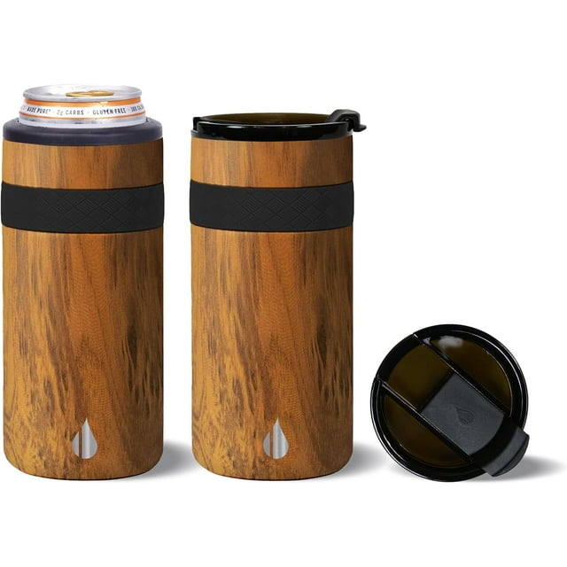 Elemental Duo-Sip 2 in 1 Travel Coffee Tumbler with 100% Leak Proof Lid ...