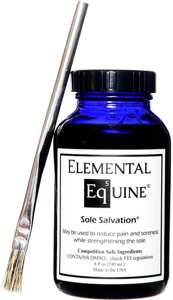 Elemental Equine Sole Salvation 8oz Sole Paint for Horses with Sore ...