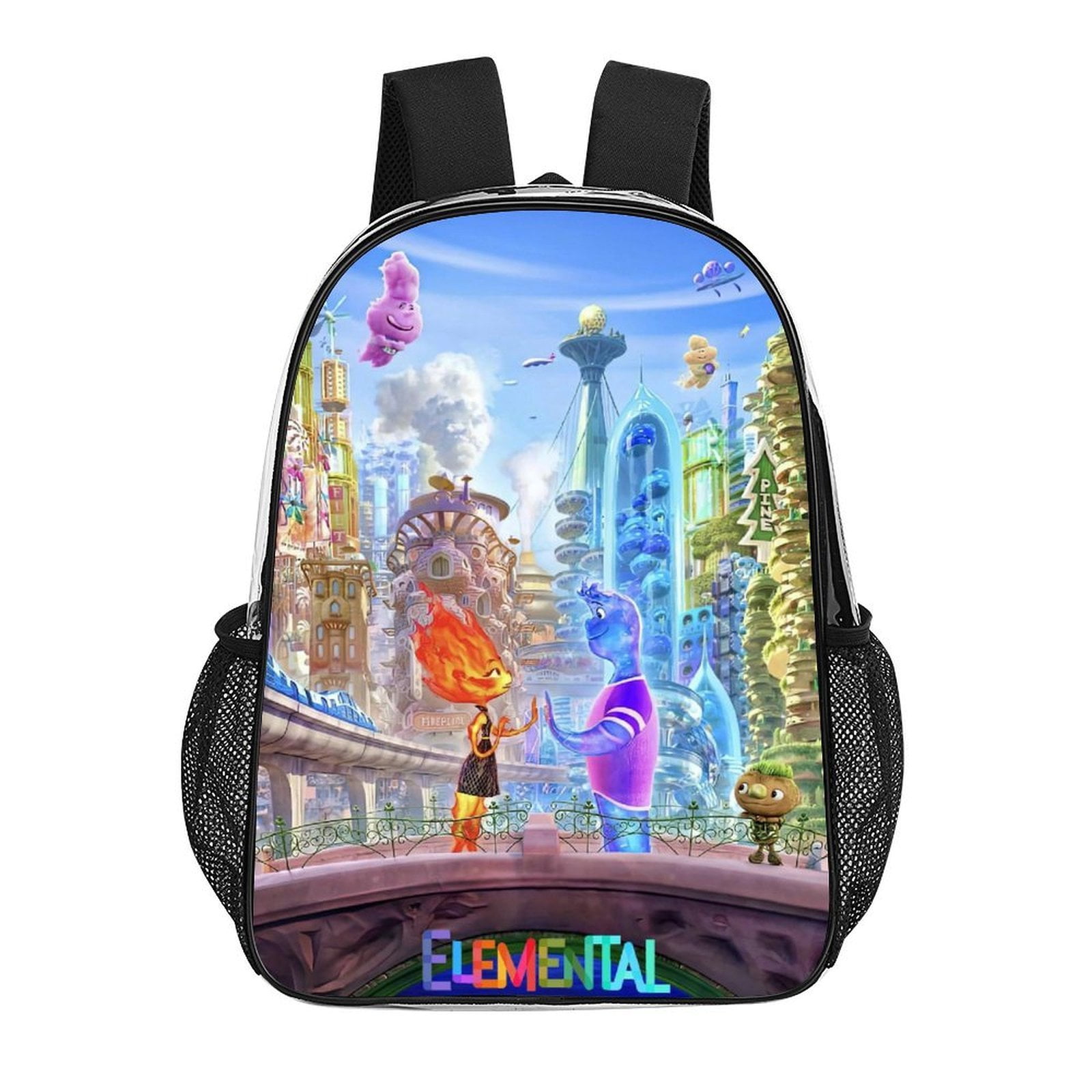 Elemental Film Clear Backpack Transparent Bag 17 Inch Large Capacity ...