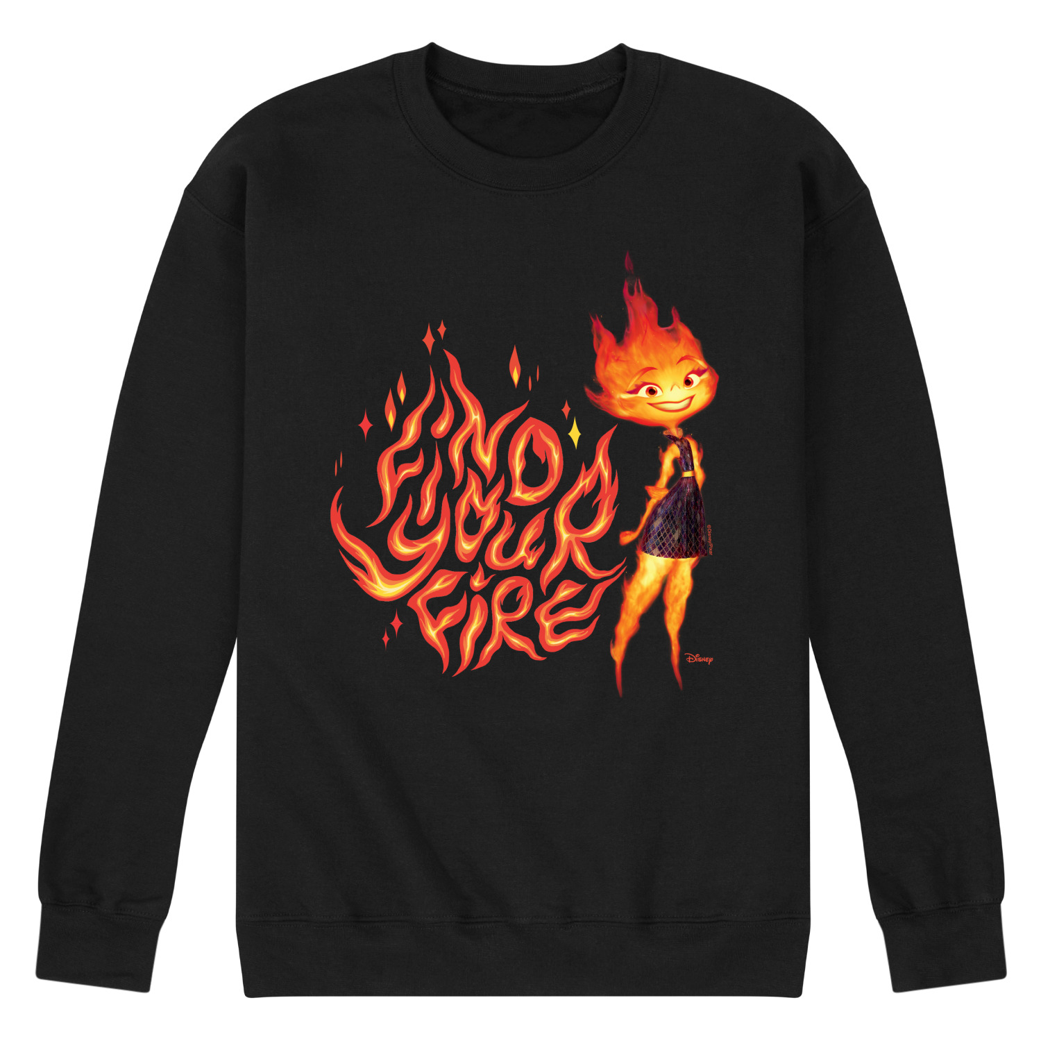 Elemental - Find Your Fire Ember - Men's Crew Neck Fleece Pullover ...