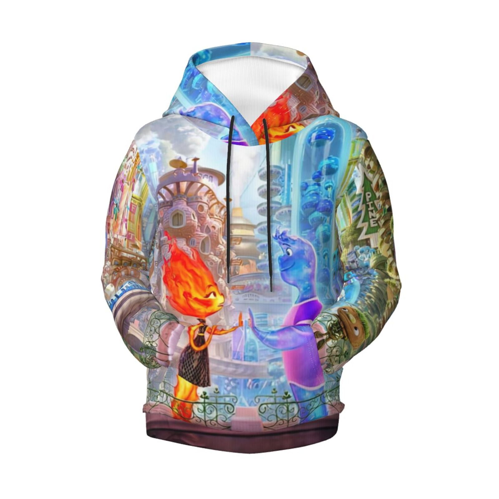 Elemental Hoodie 3d Print Pullover Hooded Long Sleeve Sweatshirts Tops ...