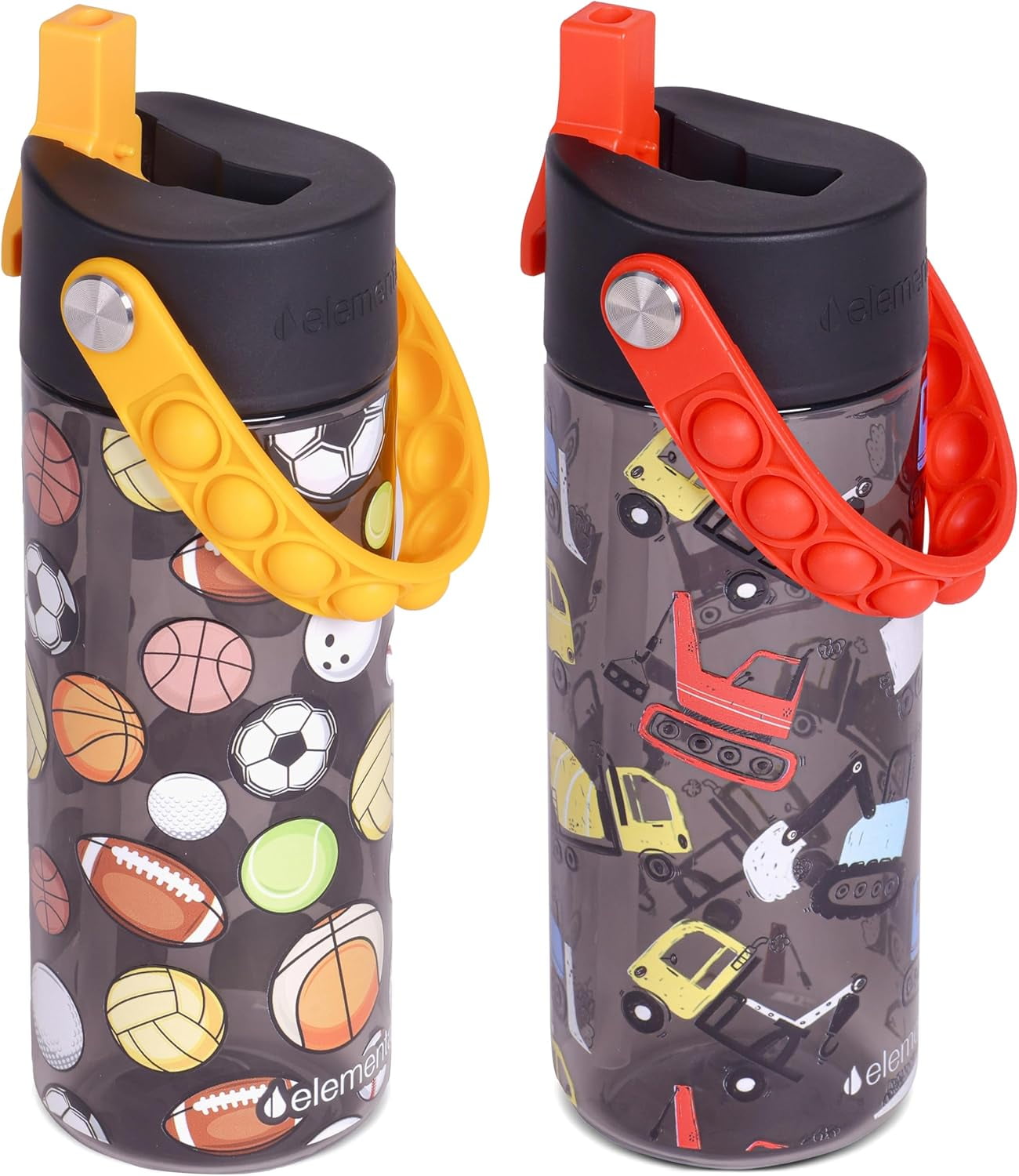 Elemental Leak Proof Water Bottles for Kids - Splash Kids Water Bottle ...