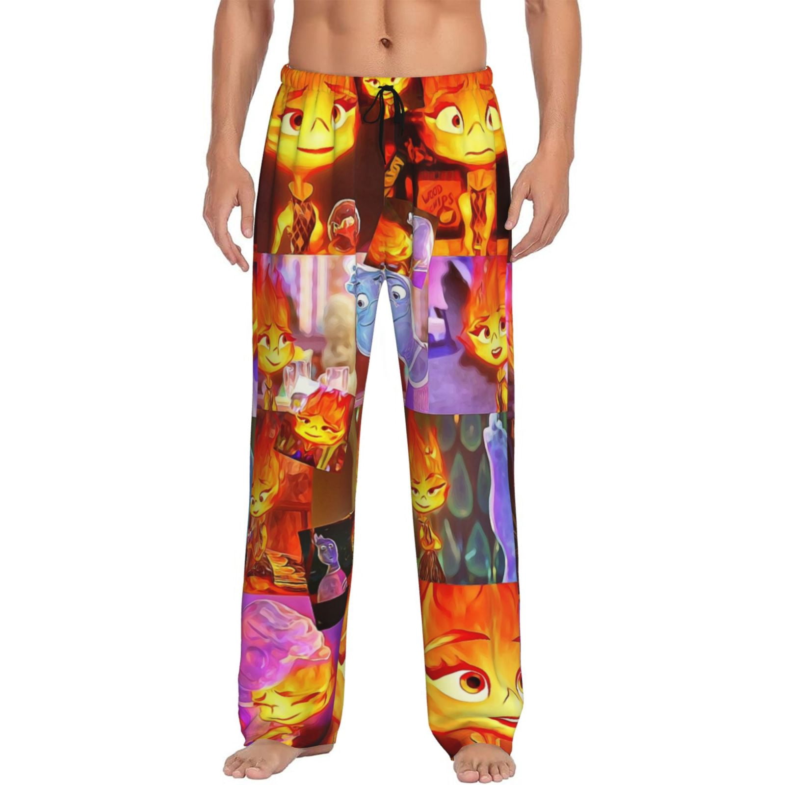 Elemental Mens Pajama Pants Ultra Soft Comfy Lounge Sleep Pants Print ...
