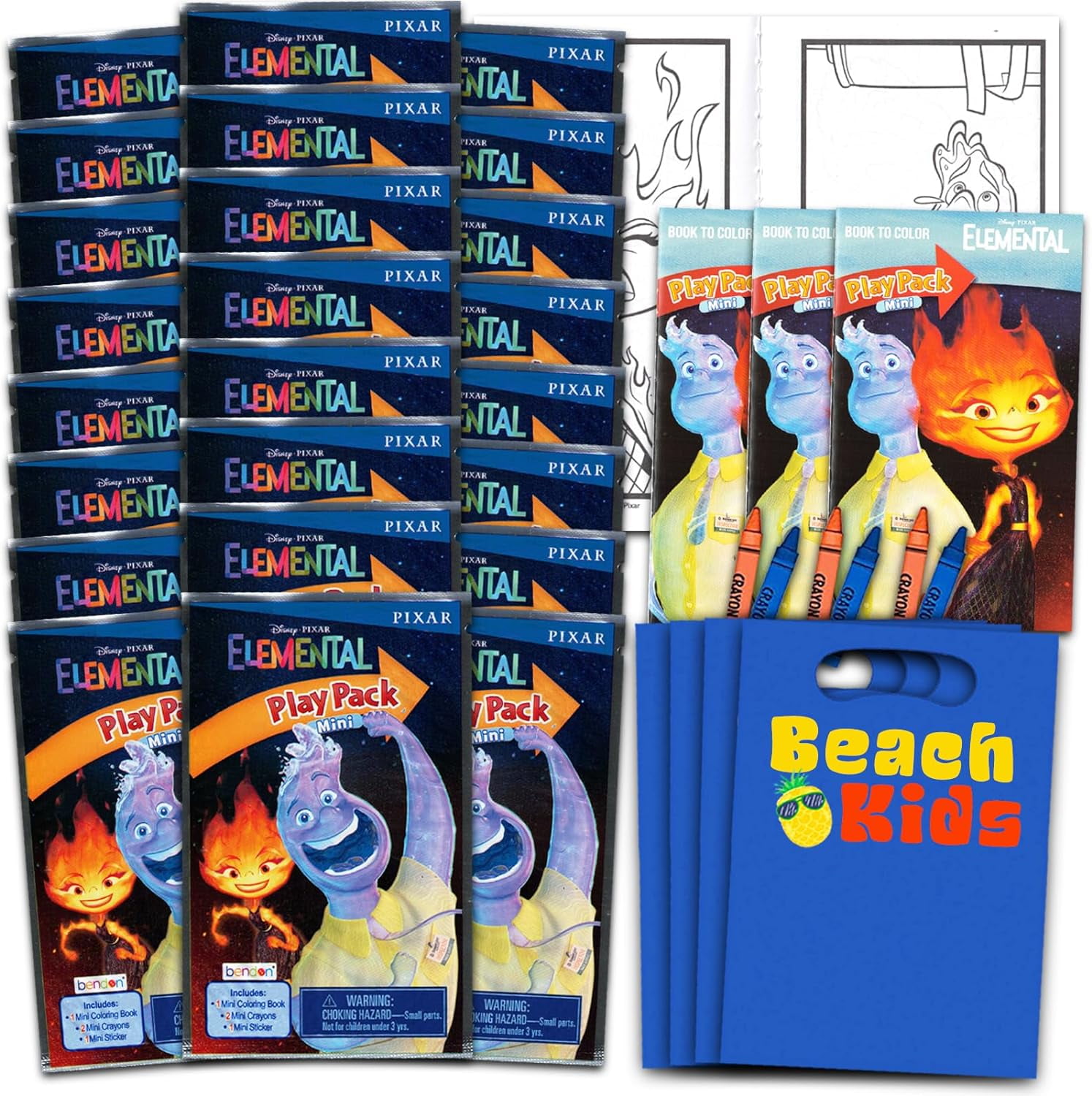 Elemental Mini Party Favors Set for Kids - Bundle with 24 Mini ...