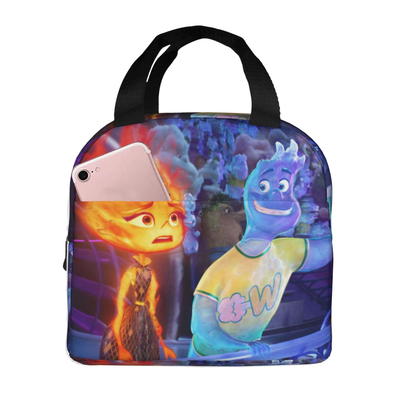 Elemental Portable Lunch Bag, Insulated Lunch Box Reusable Cooler Lunch ...