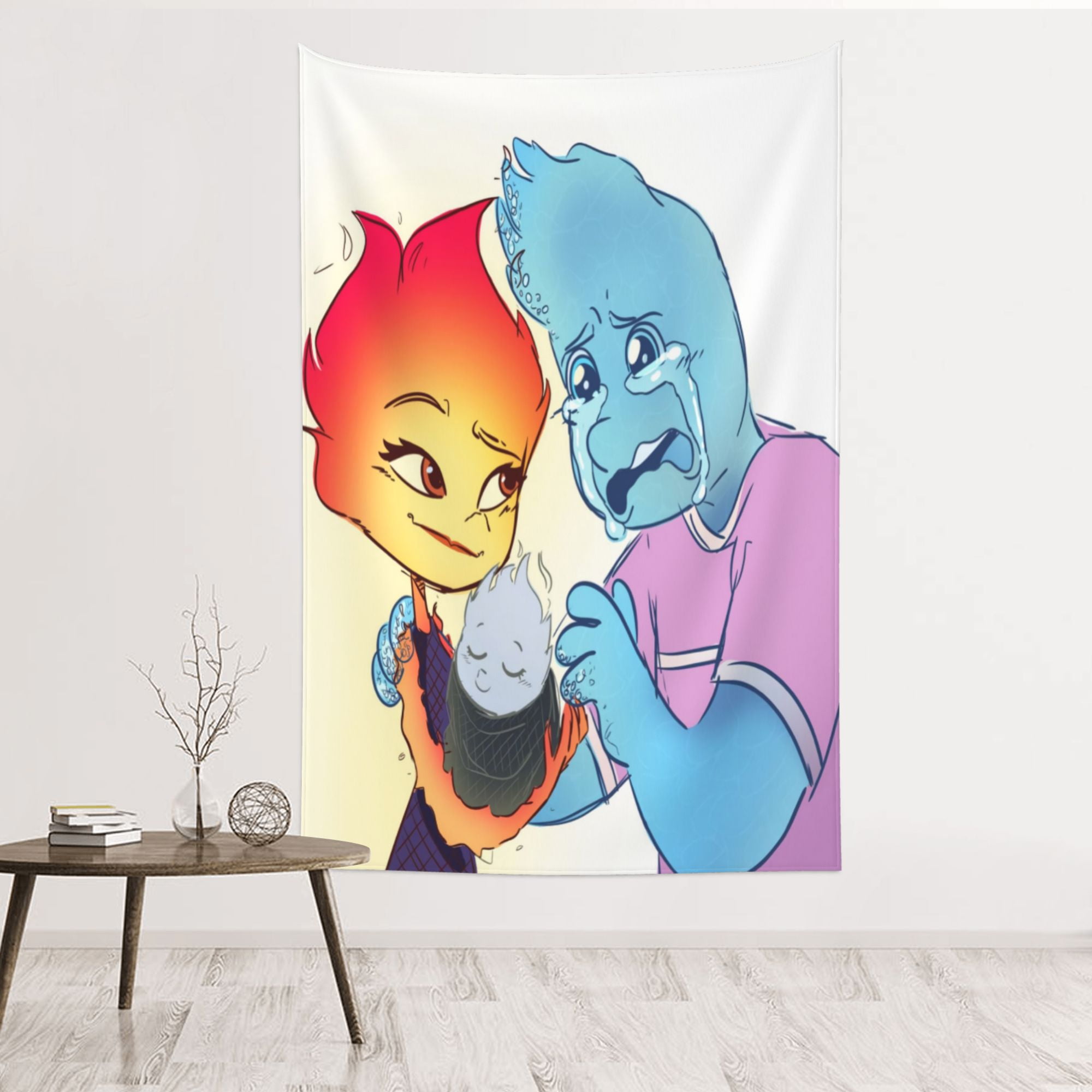 Elemental Tapestry Aesthetic Wall Hanging for Living Room Bedroom Art ...