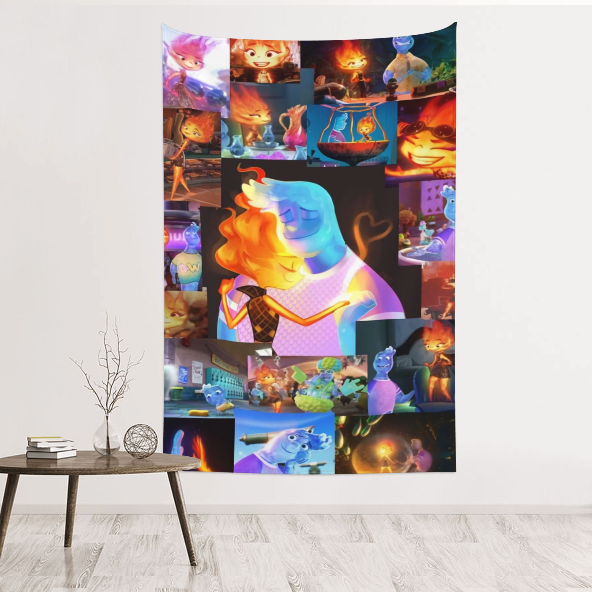 Elemental Tapestry Aesthetic Wall Hanging for Living Room Bedroom Art ...