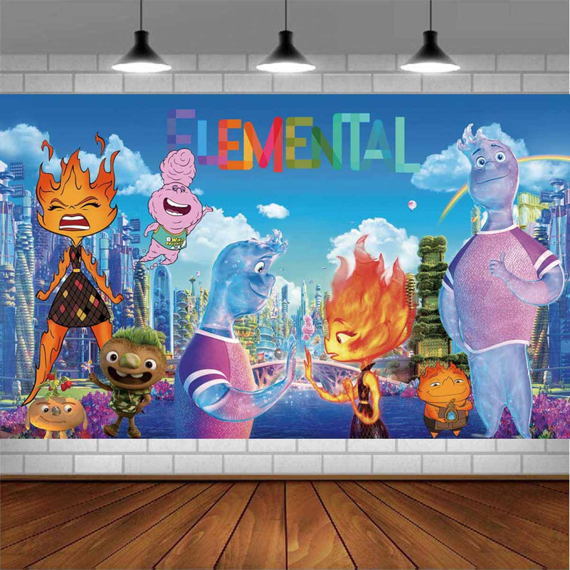 Elemental Taspestry Post Banner Backdrop Background Wall Decor Party ...