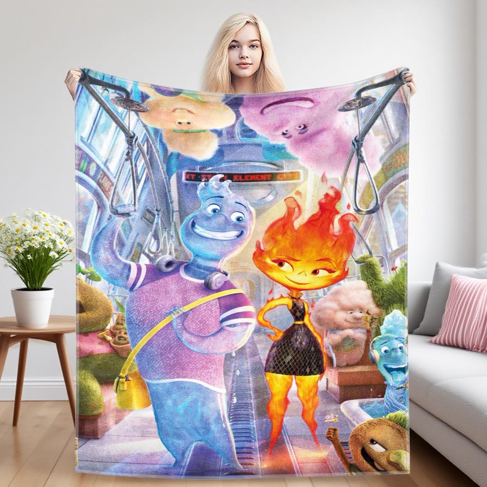 Elemental Throw Blankets Girls Gift Birthday Christmas 60"X80" in ...