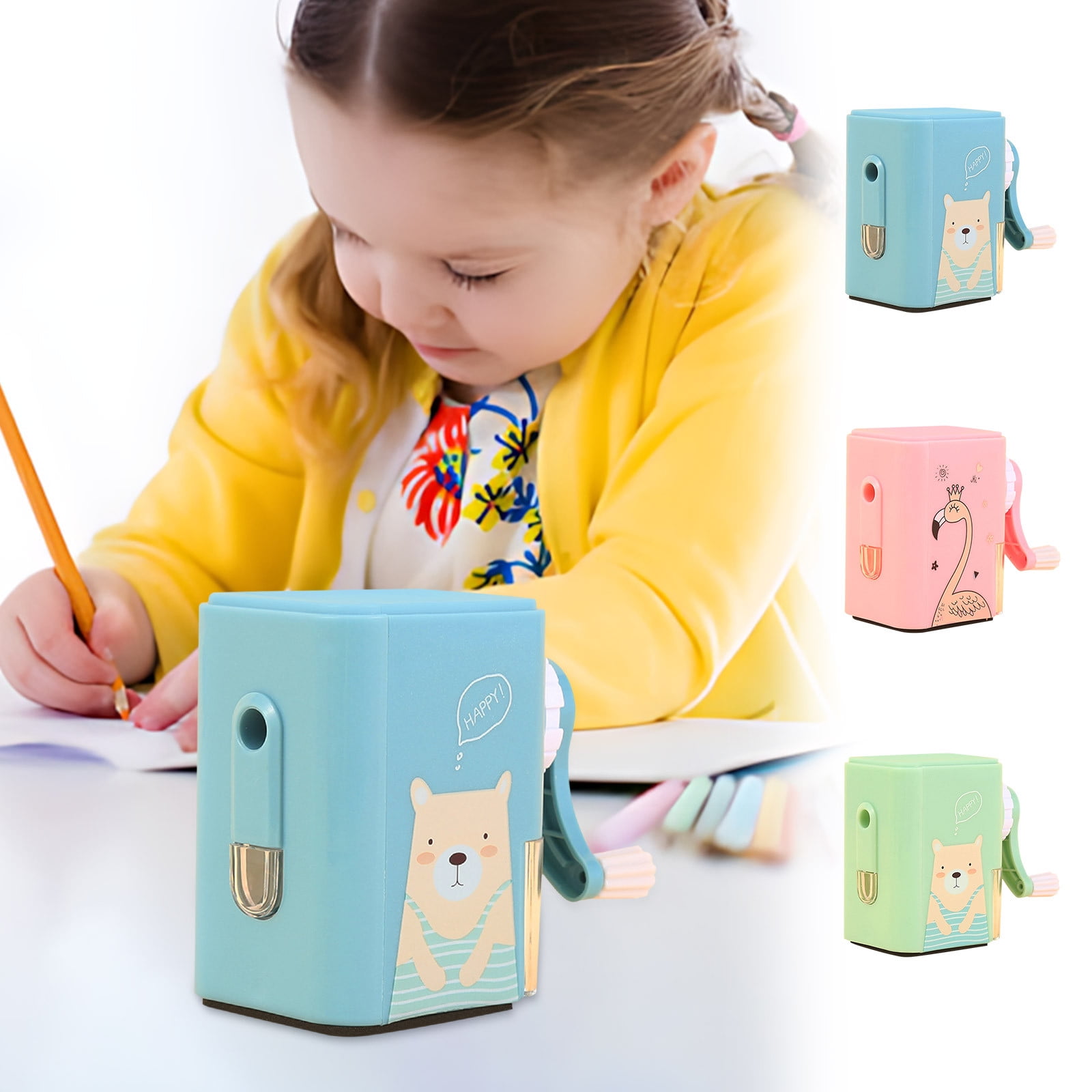 Elementary Educational Pencil Sharpener, Hand Cranked Lead Refiller ...