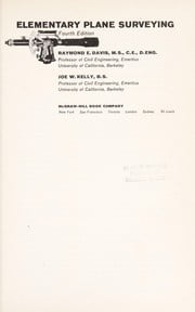 Pre-Owned Elementary Plane Surveying (Hardcover) 9780070157712 ...