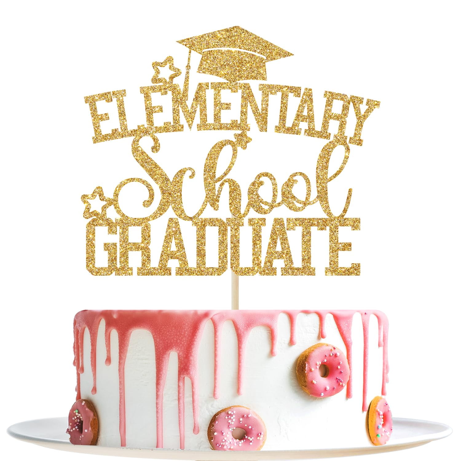 Elementary School Graduate Cake Topper, Peace Out MDH15th Grade ...