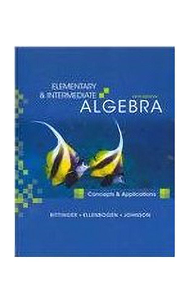 Pre-Owned Elementary and Intermediate Algebra: Concepts and ...