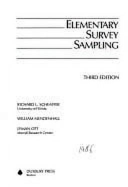 Pre-Owned Title: Elementary survey sampling Paperback - Walmart.com