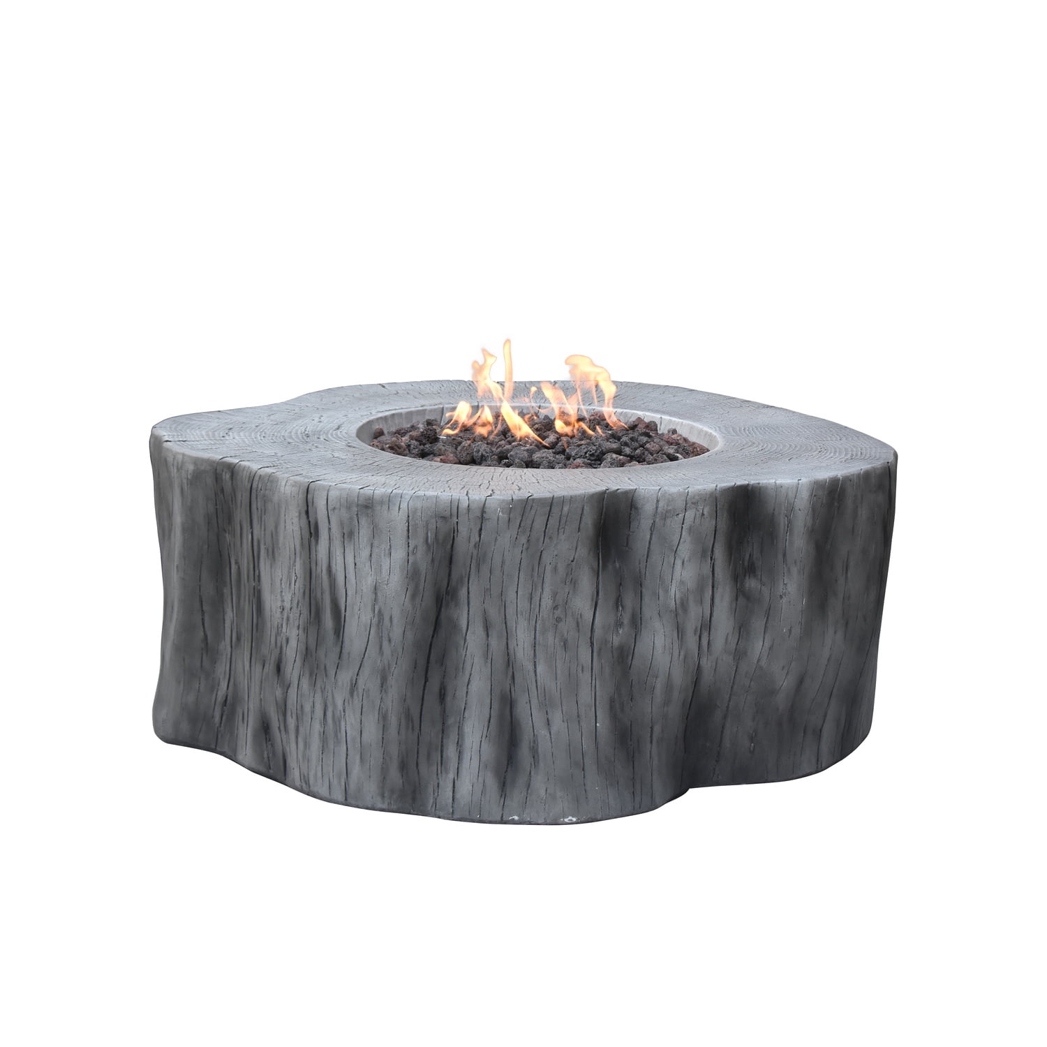 Elementi OFG145CG-NG Manchester Fire Table - Natural Gas, Classic Gray ...
