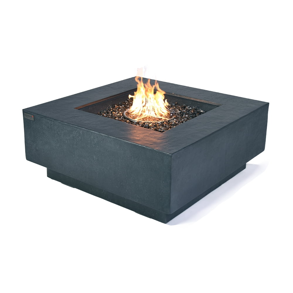 Elementi Plus Bergen Propane Fire Pit for Outside Outdoor Fire Pit ...