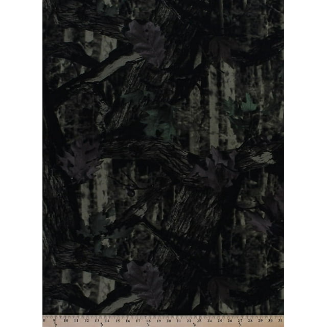 Elementree Heavy-weight Twill Hunter Camouflage Trees Leaves Camo ...