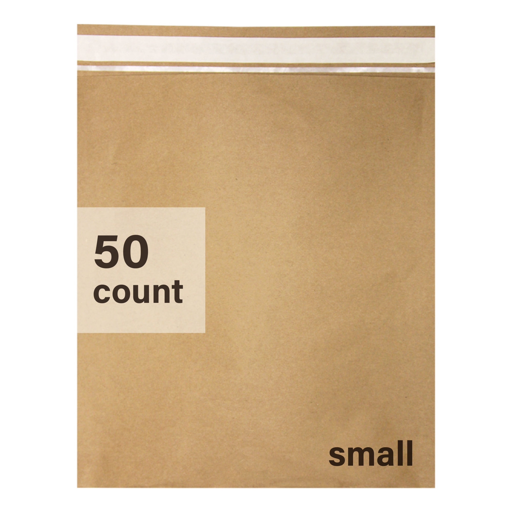 Elementree Sustainable Expandable Flat Paper Mailer, Small, 50 Count ...