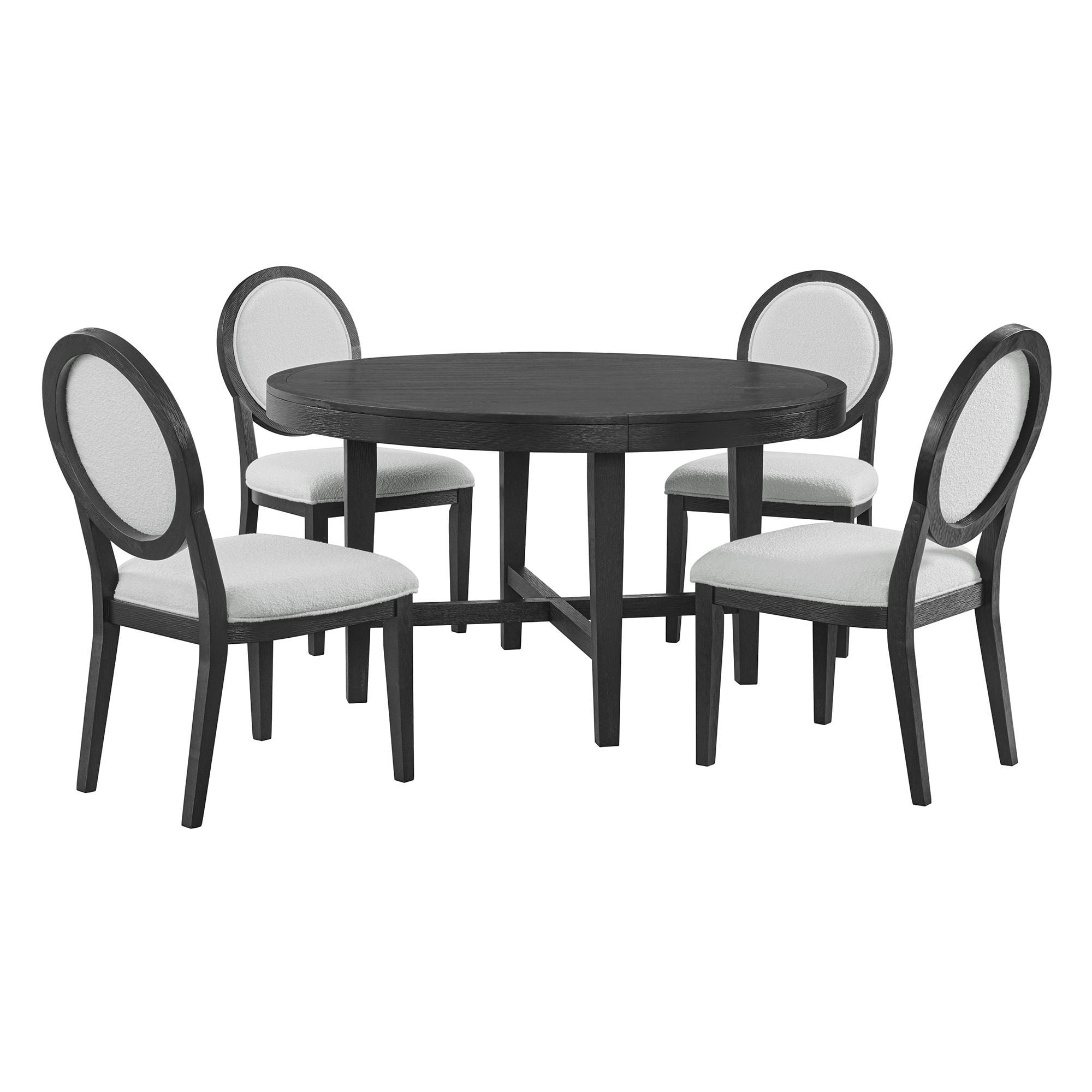 Picket House Furnishings Armes 5PC Standard Height Dining Set in Black ...