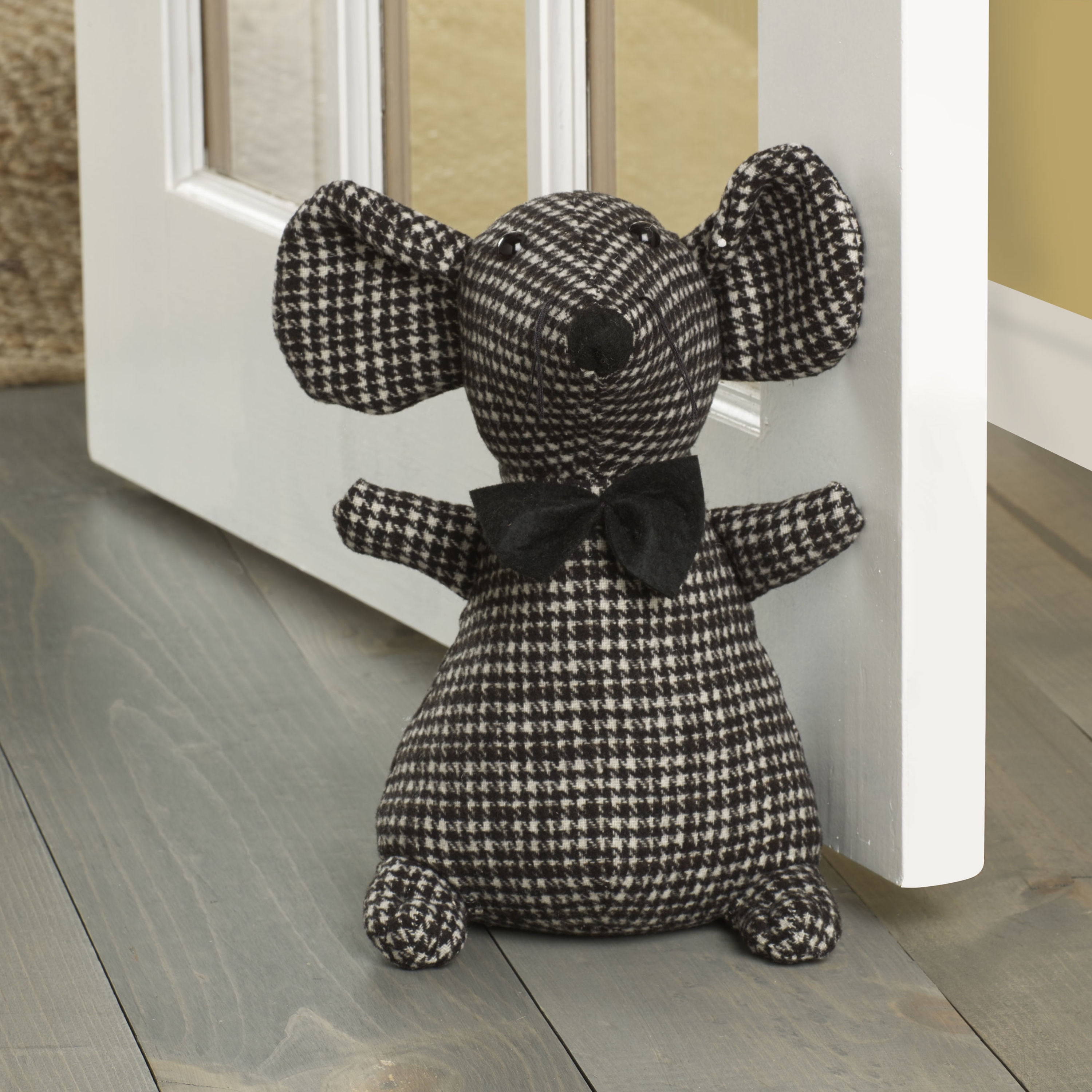 Elements Polyester Checkered Mouse Door Stopper, 10-inch - Walmart.com