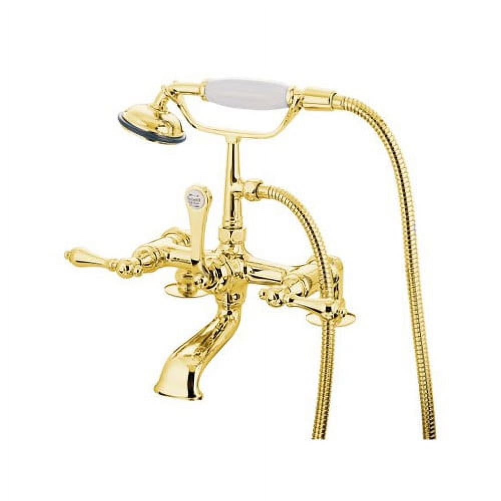 Elements of Design Hot Springs Three Handle Base Mount Clawfoot Tub ...