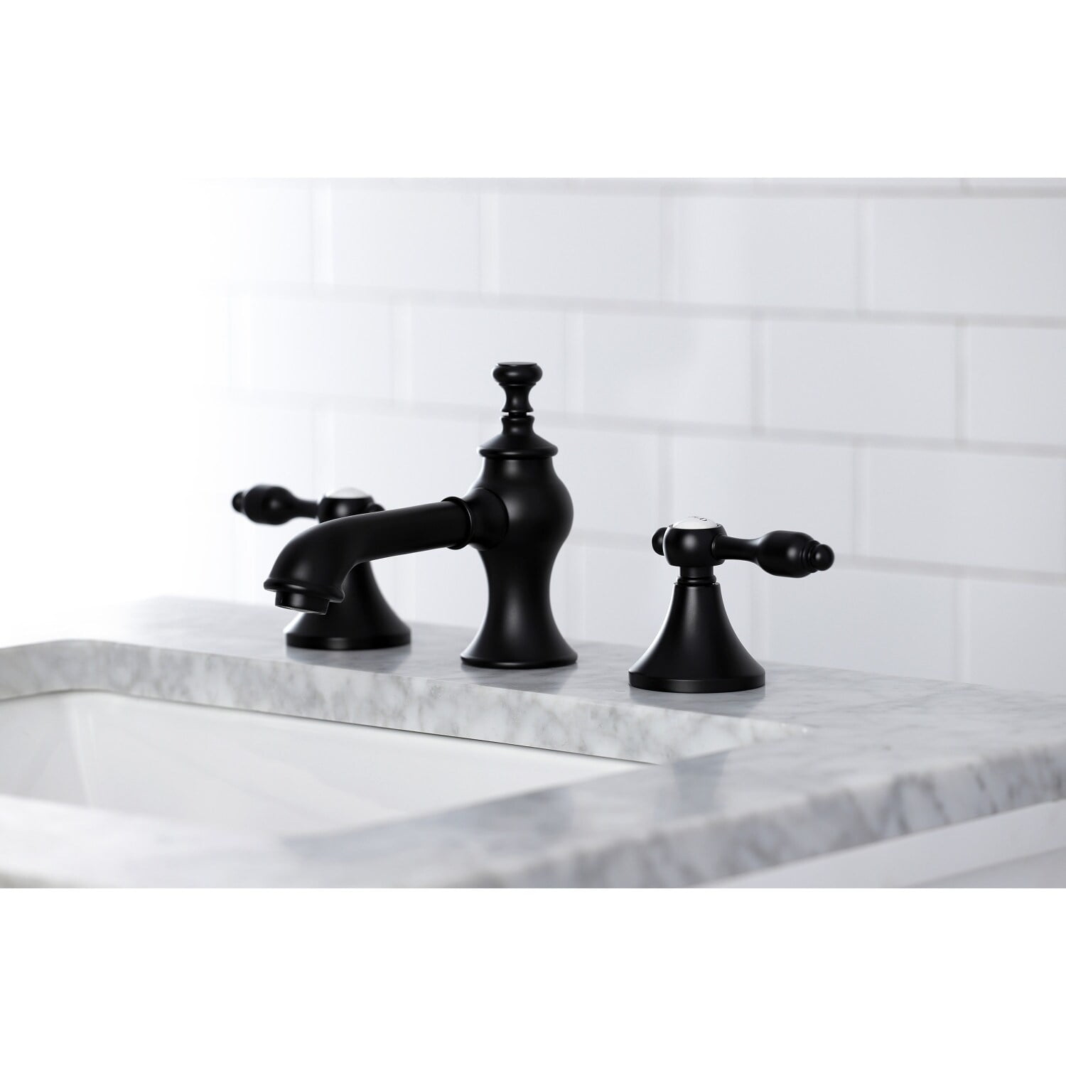 Elements of Design South Beach Bathroom Faucet with Push-Up Pop-Up and ...