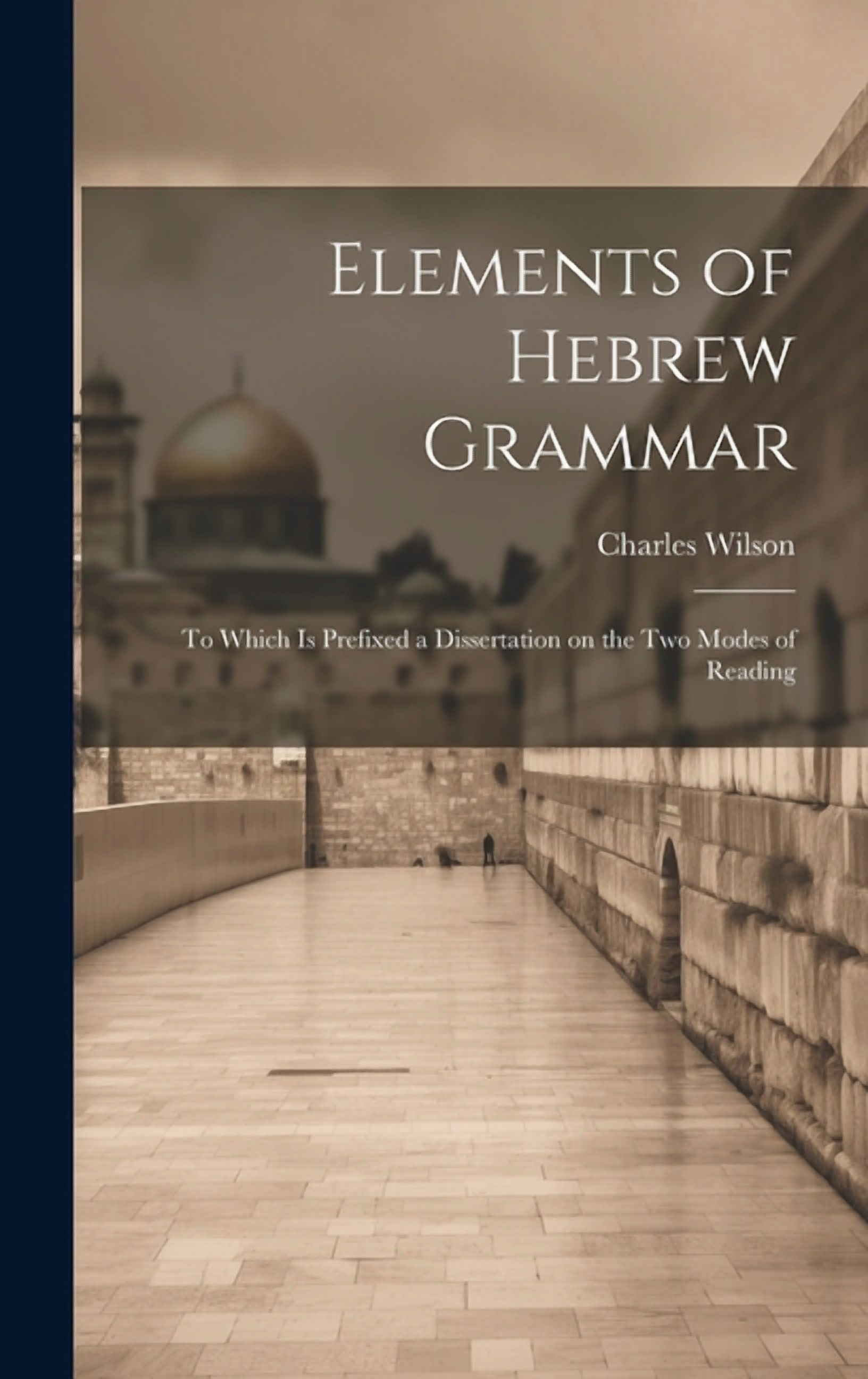 Elements of Hebrew Grammar: To Which is Prefixed a Dissertation on the ...