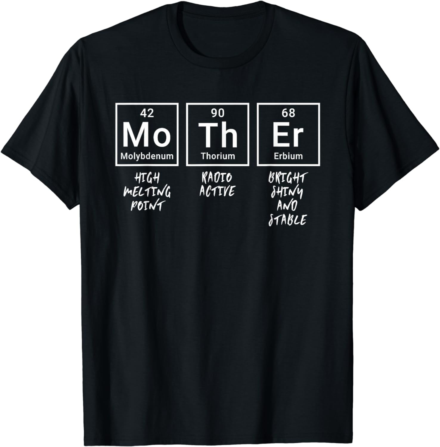 Elements of a Mother | Mom Funny Mothersday Gift | Womens T-Shirt - Walmart.com