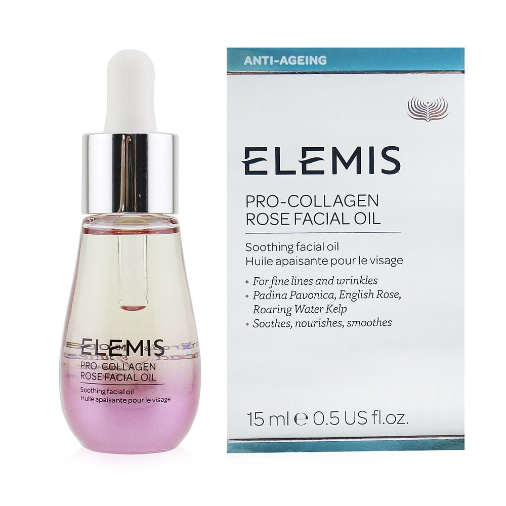 Elemis Pro-Collagen Rose Facial Oil: 15ml/0.5oz - Nourishing Facial Oil with Rose Extracts ...
