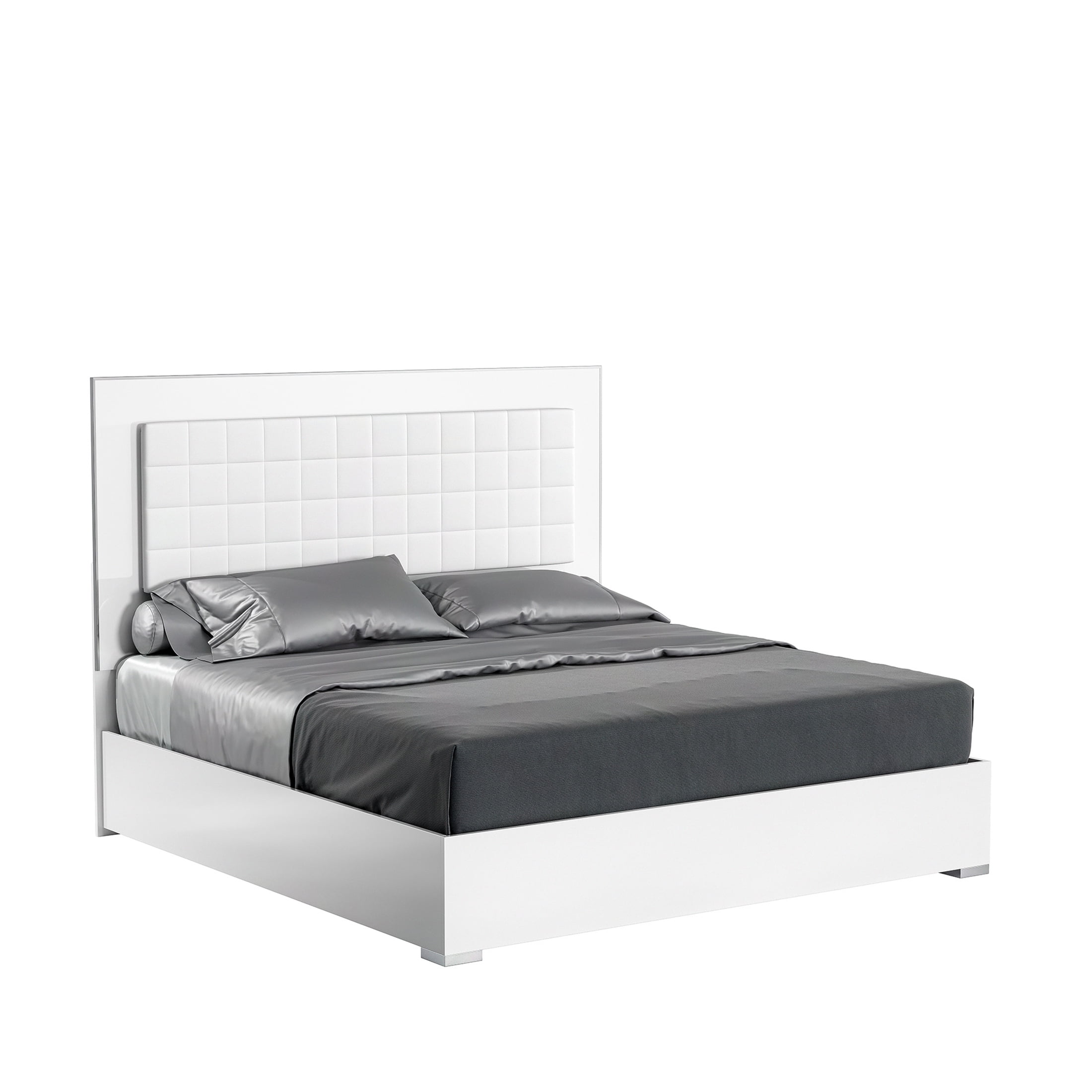 Elena King bed with platform Home delivery + set up included in price ...