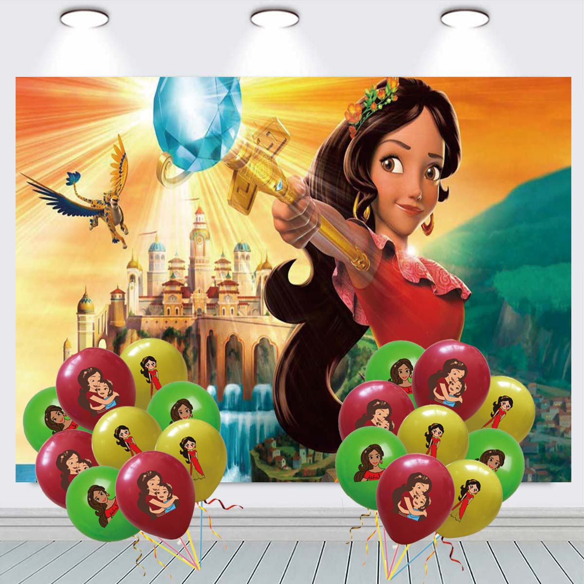 Elena of Avalor Banner Wall Decor Party Decorations Balloons Taspestry ...