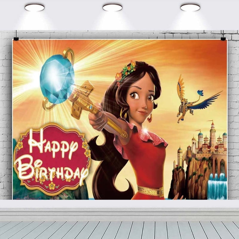 Elena of Avalor Princess Party Supplies Backdrop Banner Poster Birthday ...