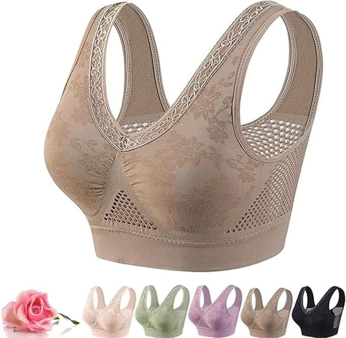Elenawear Bra, Hana Bras - Pure Cotton Buttonless Comfy Lifting Shaping ...