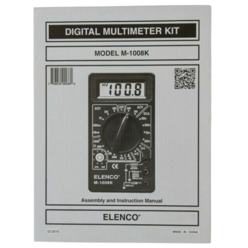 Elenco Digital Multimeter Solder Kit | Great STEM Project | Soldering ...