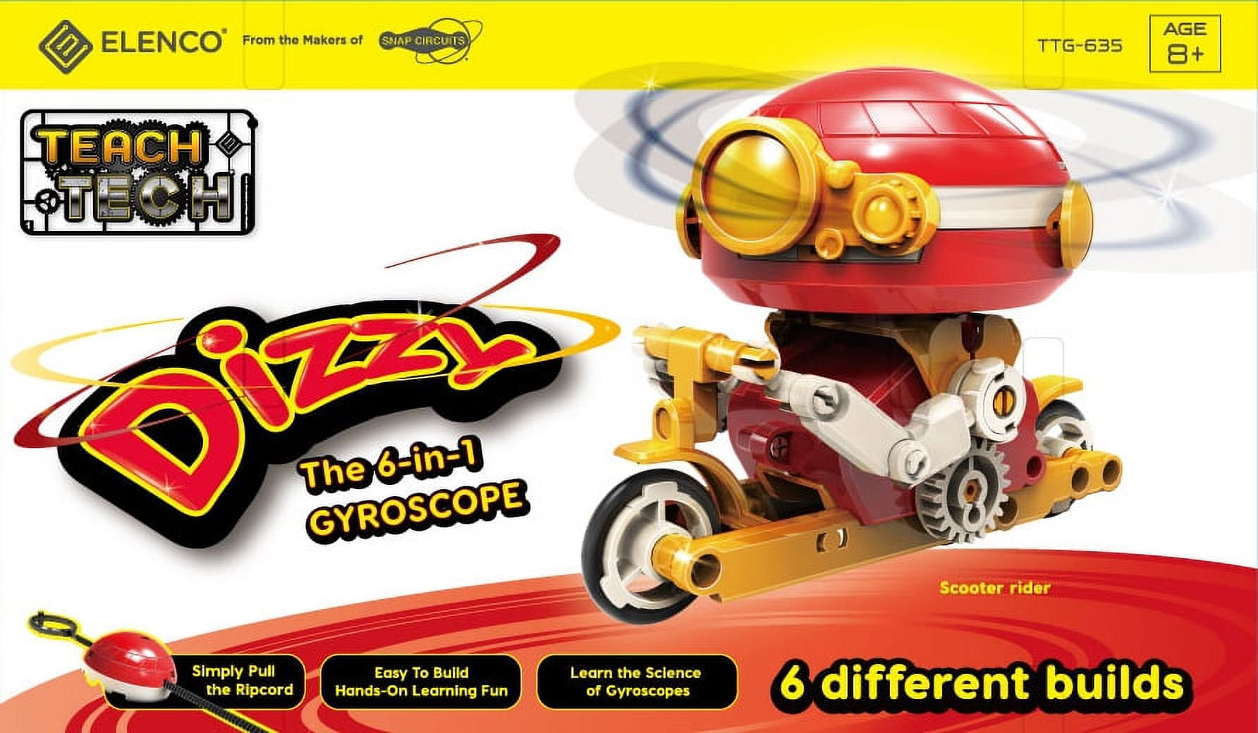 Elenco Teach Tech Dizzy Robot Gyroscope - Walmart.com