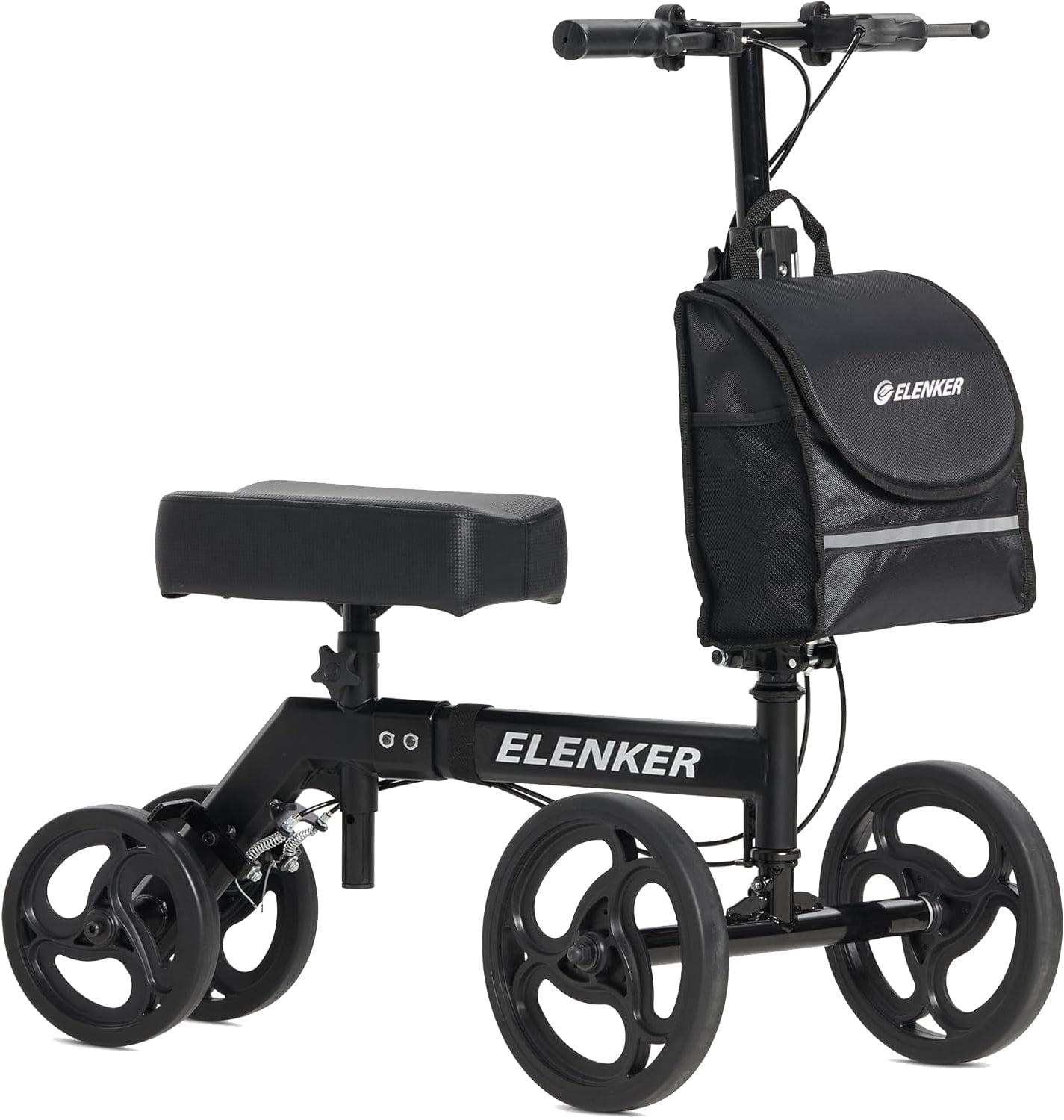 Elenker Economy Knee Walker Steerable Medical Scooter Crutch ...