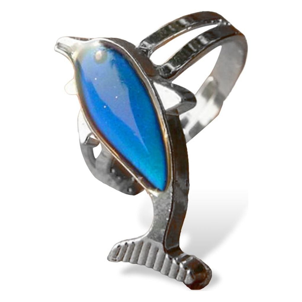 Elenxs Mood Rings Color Change Adjustable Temperature Emotion Feeling ...